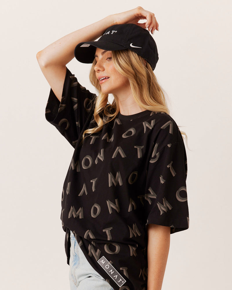 MONAT OVERSIZED TEE BLACK - MONAT Gear
