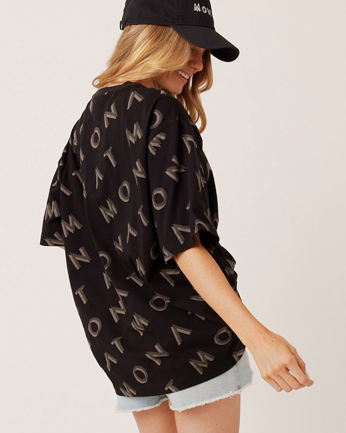 MONAT OVERSIZED TEE BLACK - MONAT Gear