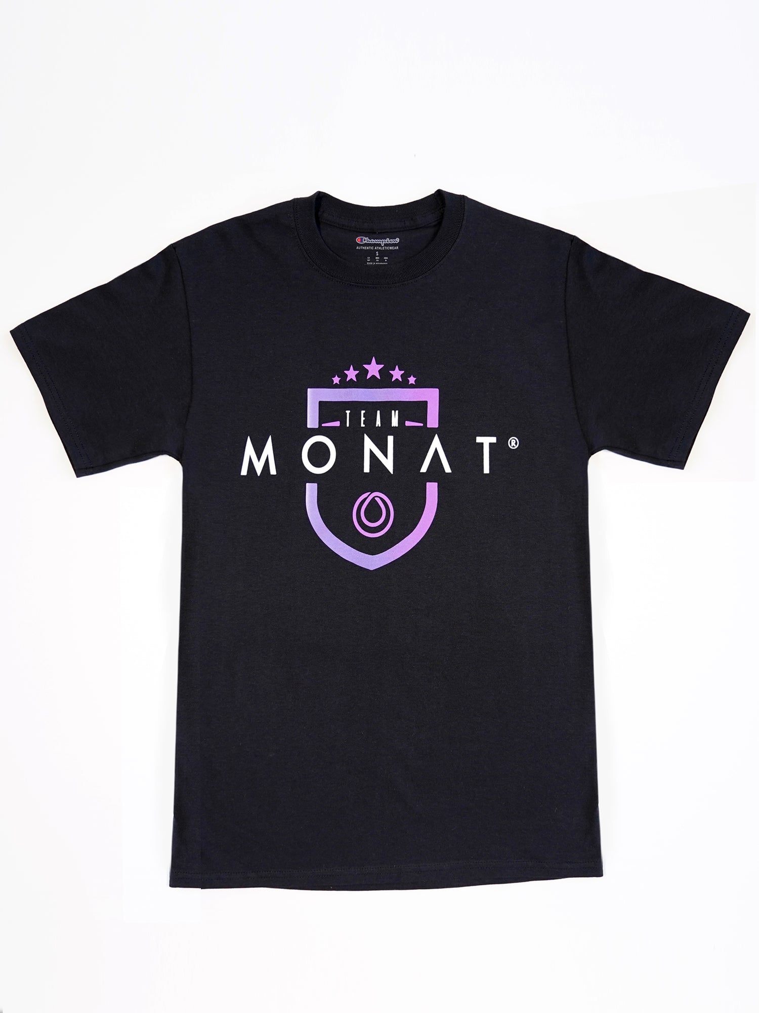 MONAT ELECTRIFY CREST BLACK T-SHIRT - MONAT Gear