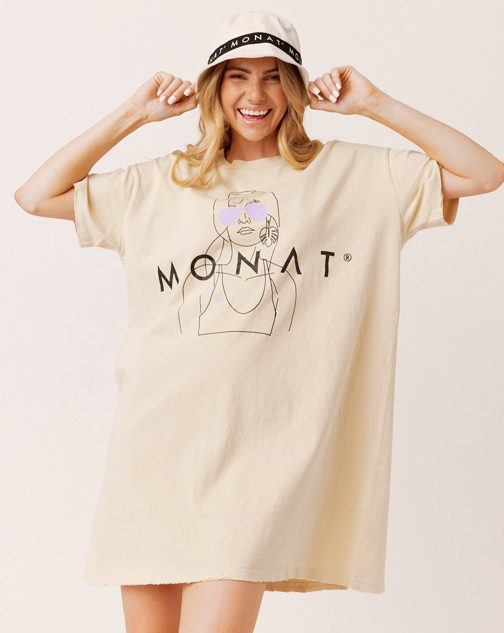 MONAT RADIATE CONFIDENCE T-SHIRT DRESS - MONAT Gear
